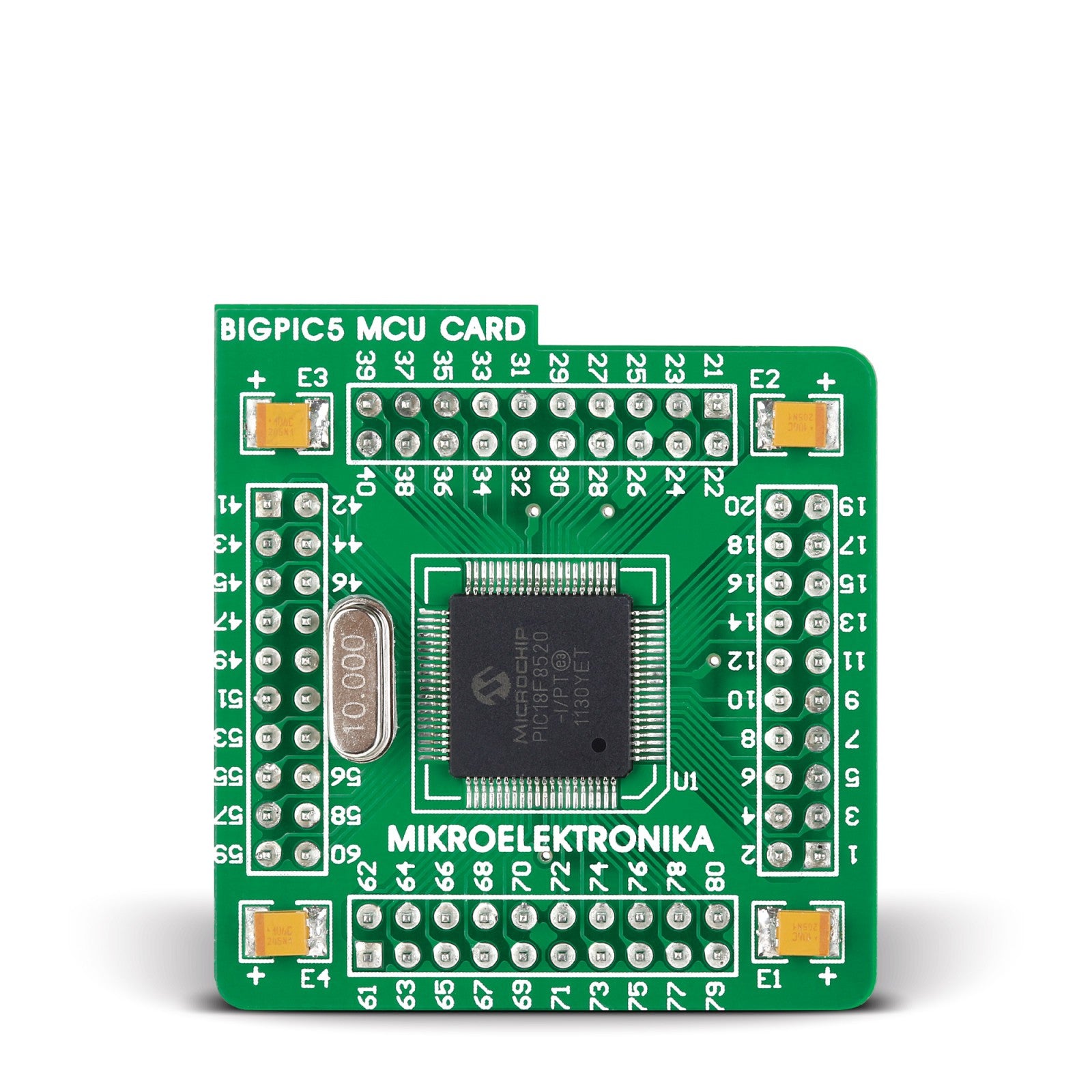 Mcu Card With Pic18f8520 Microcontroller Mg Super Labs
