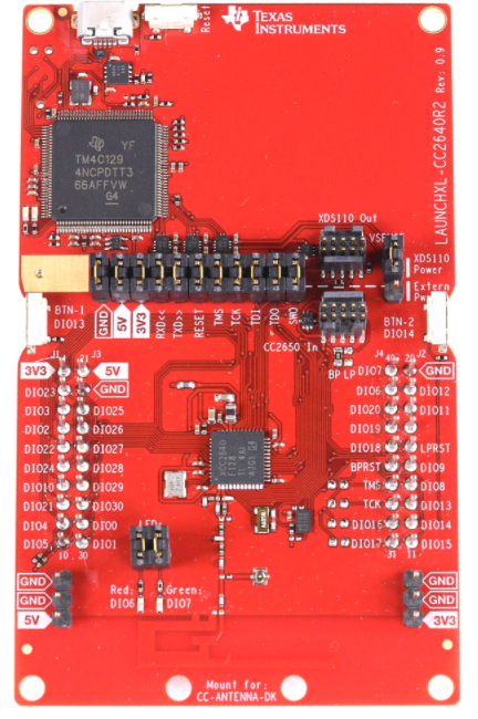 SimpleLink™ Bluetooth® Low Energy CC2640R2F wireless MCU LaunchPad™ de – MGSL
