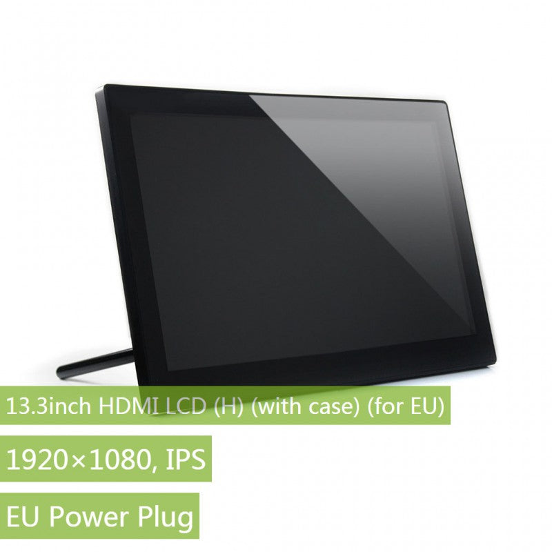 13.3inch HDMI LCD (H) (with case) (for EU), 1920x1080, IPS – MG Super Labs
