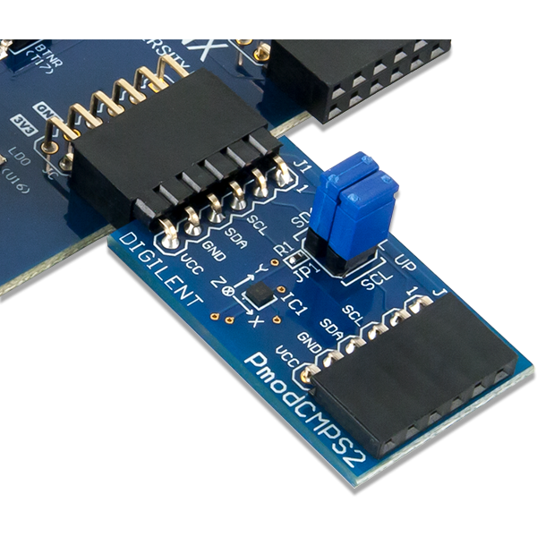 Pmod CMPS2: 3-Axis Compass – MGSL