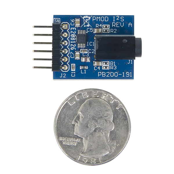 Pmod I2s Stereo Audio Output Mgsl