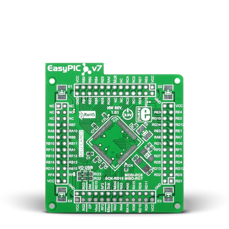 EasyPIC Fusion v7 Empty MCUcard2 100pin TQFP PT – MGSL