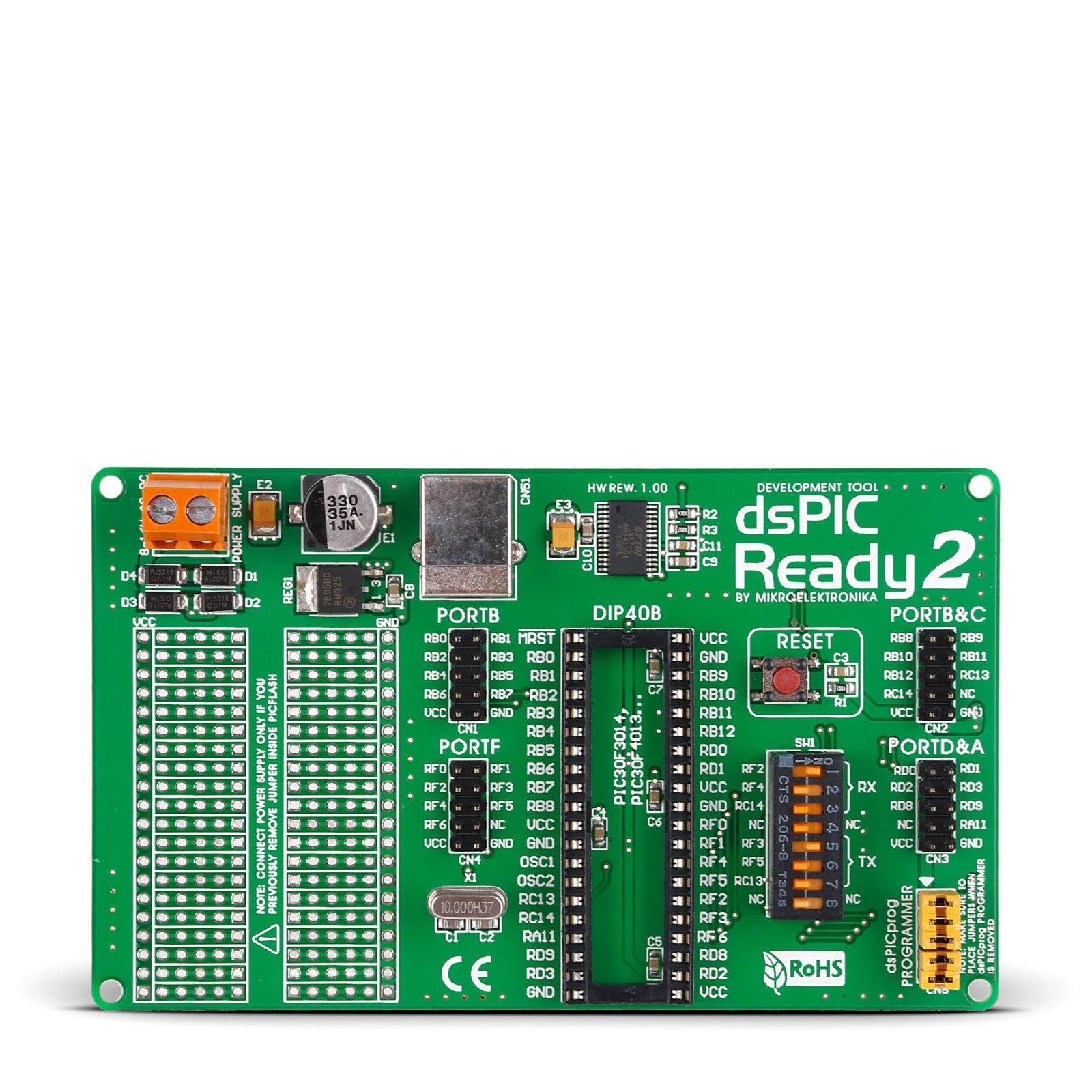 dsPIC-Ready2 Board – MG Super Labs